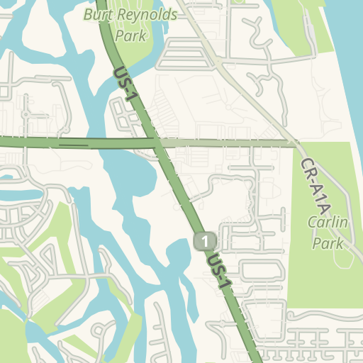 Mapa De Carreteras De Jupiter, Florida