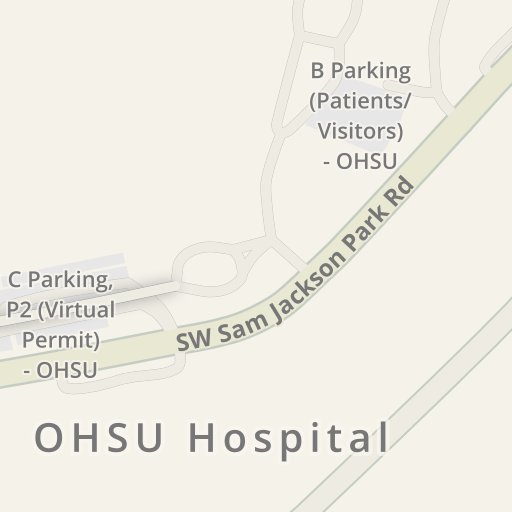 Driving directions to OHSU Hospital, 3181 SW Sam Jackson Park Rd ...