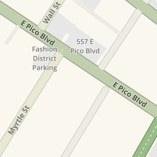 Los Angeles Fashion District Map