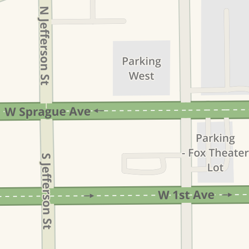 Driving directions to Spokane, WA, US - Waze