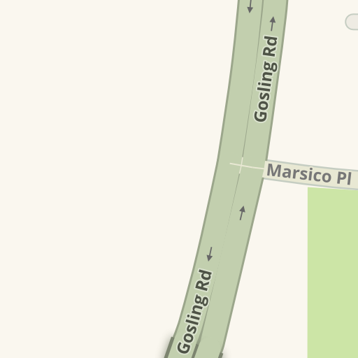 Driving directions to Gosling Sports Fields, 4055 Marsico Place, The ...