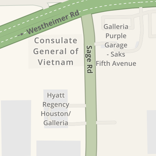 Driving directions to The Galleria - Houston, 5085 Westheimer Rd ...