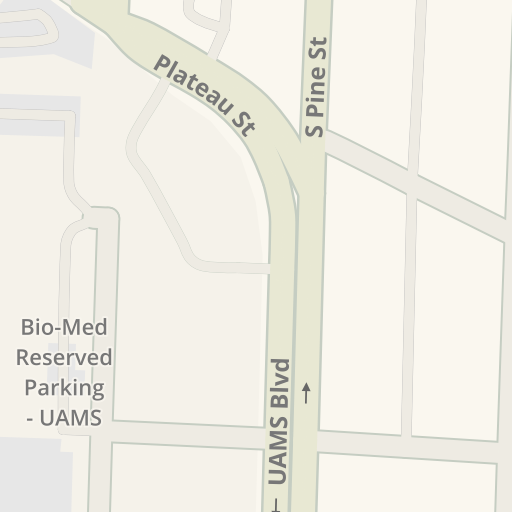 Driving directions to UAMS Medical Center, 4301 W Markham St, Little ...