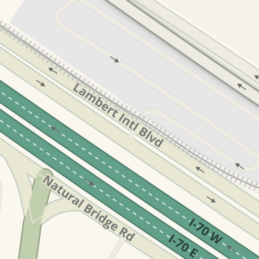 Driving directions to STL Airport - Arrival Terminal 2, Lambert ...