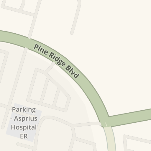 Driving directions to Entrance B Parking - Aspirus Hospital, 425 Pine ...