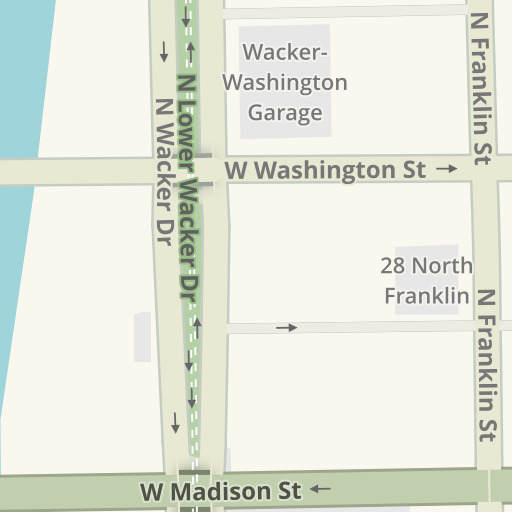 Driving directions to Lower Wacker Drive, Lower Wacker Dr, Chicago - Waze