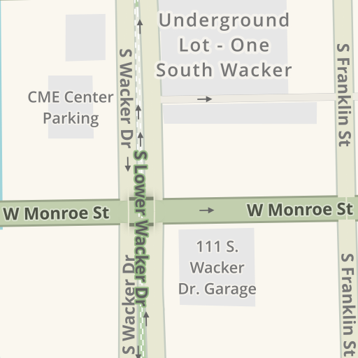 Driving directions to Lower Wacker Drive, Lower Wacker Dr, Chicago - Waze