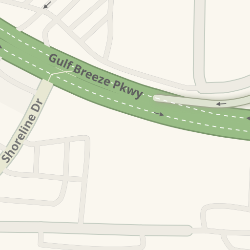 Mapa De Gulf Breeze Florida