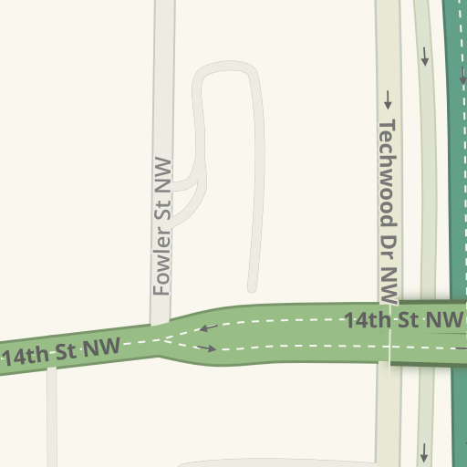 Driving directions to Microsoft, 200 17th St NW, Atlanta - Waze