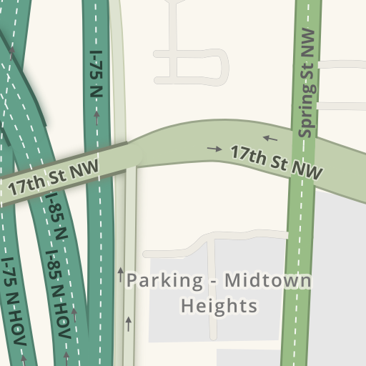 Driving directions to Microsoft, 200 17th St NW, Atlanta - Waze