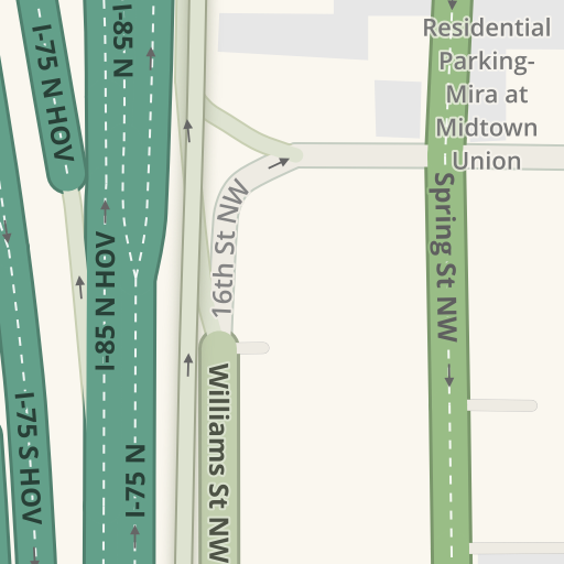Driving directions to Microsoft, 200 17th St NW, Atlanta - Waze