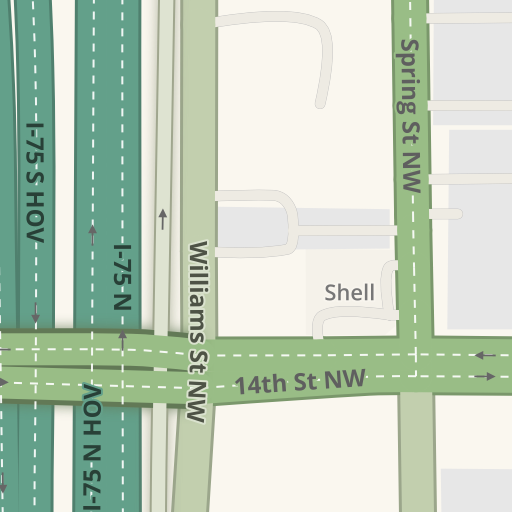 Driving directions to Microsoft, 200 17th St NW, Atlanta - Waze