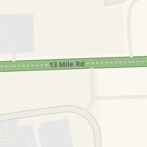 Driving directions to 3601 W 13 Mile Rd, 3601 W 13 Mile Rd, Royal Oak ...