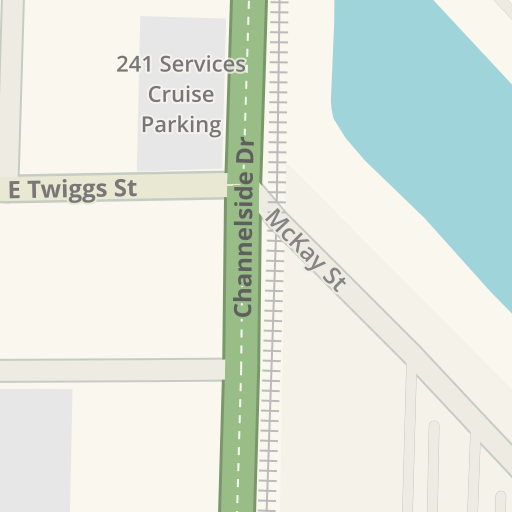 Driving directions to Cruise Terminal #6 - Port of Tampa, 1333 McKay St ...