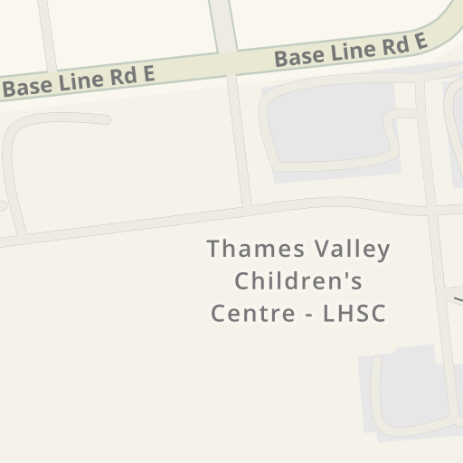 Driving directions to Victoria Hospital LHSC - Zone A Entrance, 800 ...