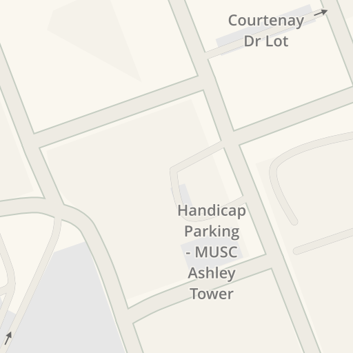 Driving directions to MUSC Ashley River Tower, 25 Courtenay Dr ...