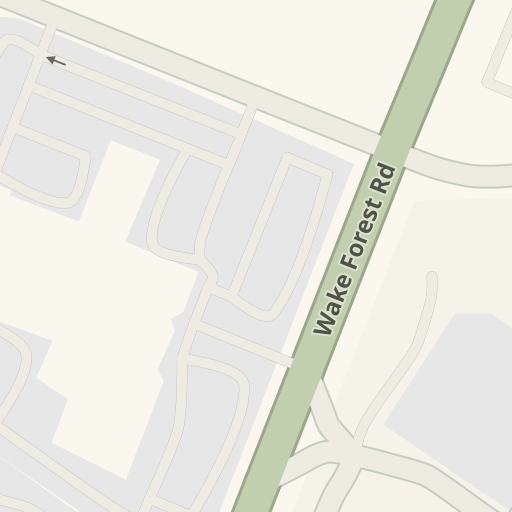 Driving directions to Duke Raleigh Hospital, 3400 Wake Forest Rd ...