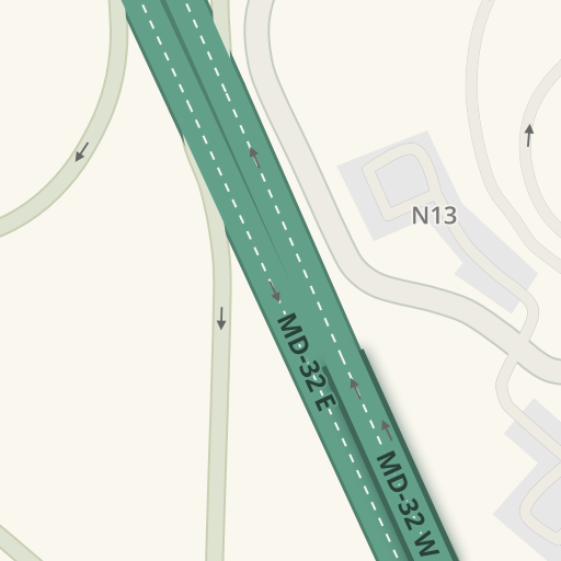 Driving directions to NSA Visitors Center 1, 9800-F Road A, Fort Meade ...