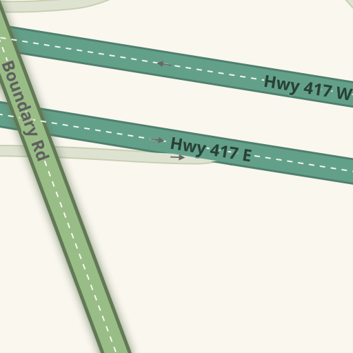 Driving directions to Amazon Fulfillment Centre YOW1, 5225 Boundary Rd ...