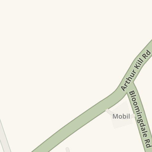 Mapa De Staten Island Arthur Kill Road