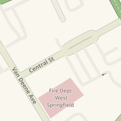 Mapa De West Springfield, Massachusetts